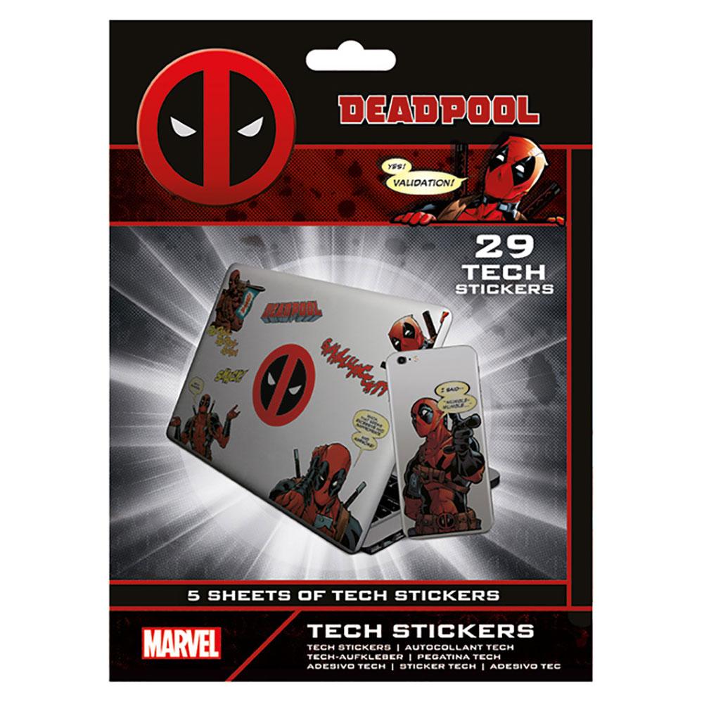 Deadpool Tech Stickers – Infinity Collectables