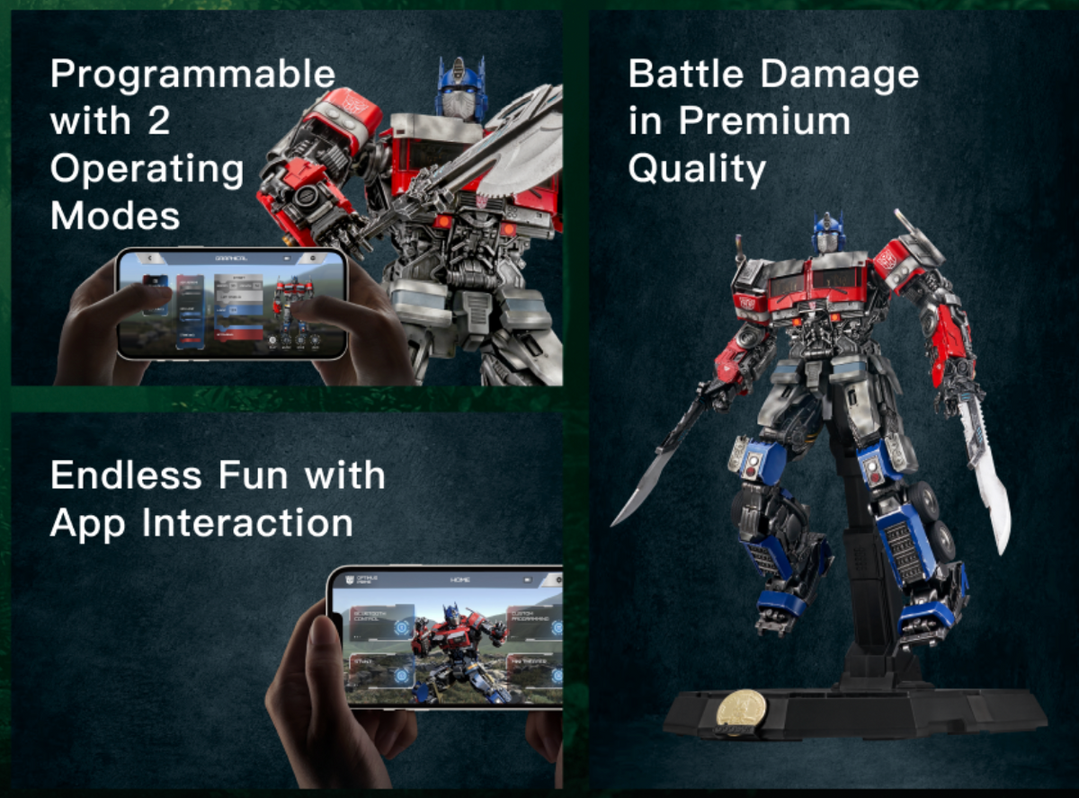 Robosen Transformers Optimus Prime Rise of the Beasts Signature Robot – Infinity Collectables