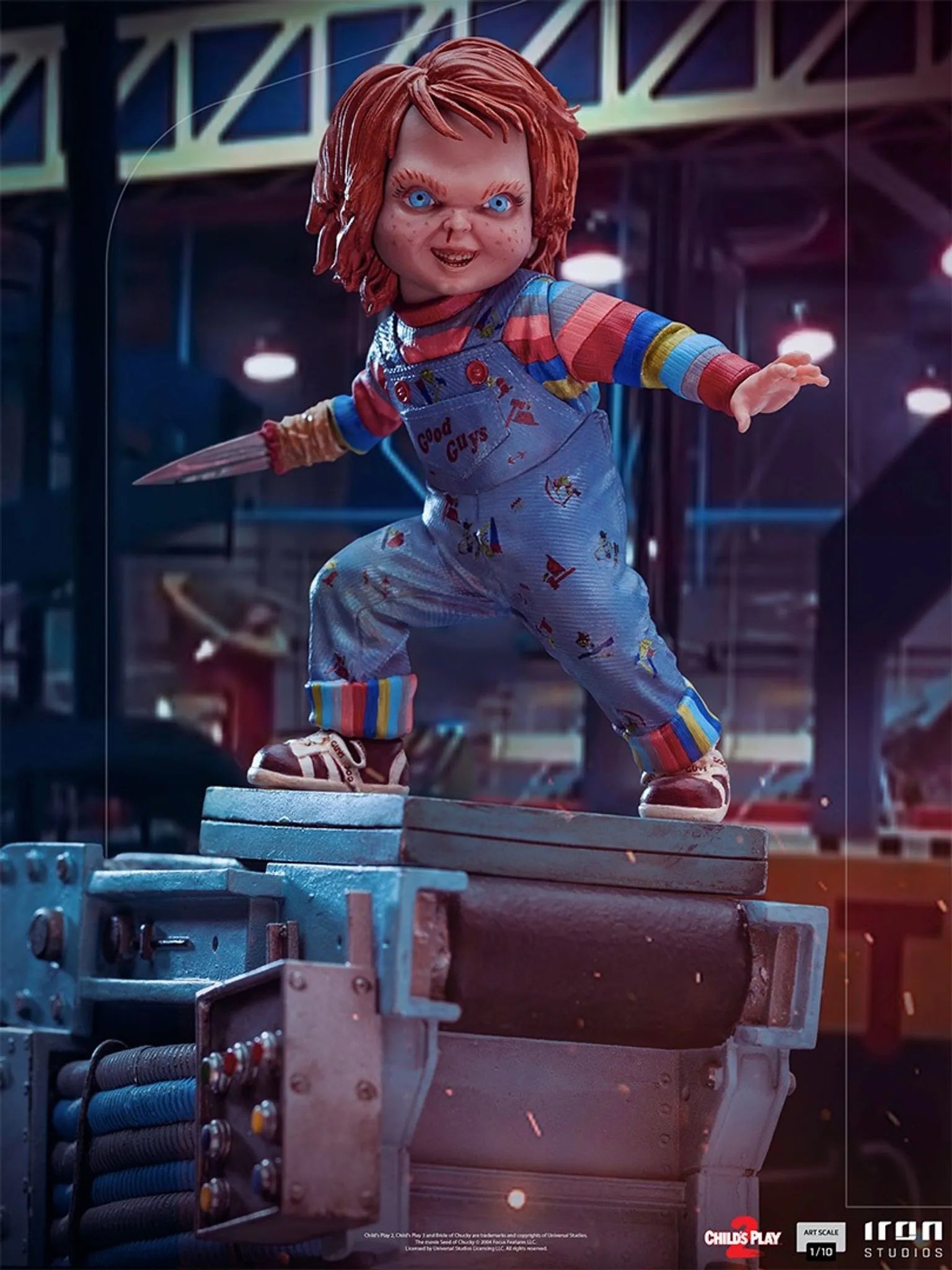 Iron Studios Chucky Child's Play II 1/10 Art Scale Statue – Infinity ...