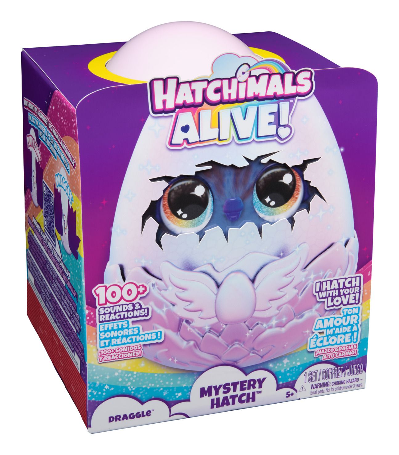 Hatchimals Mystery Hatch Pufficorn Interactive Plush Toy – Infinity ...