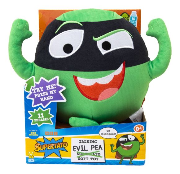 Supertato Talking Evil Pea – Infinity Collectables