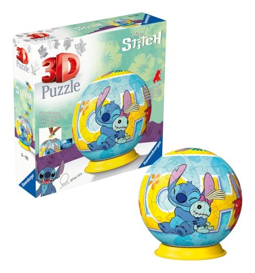 Ravensburger Disney Stitch & Angel 3d puzzle ball 72 piece – Infinity ...