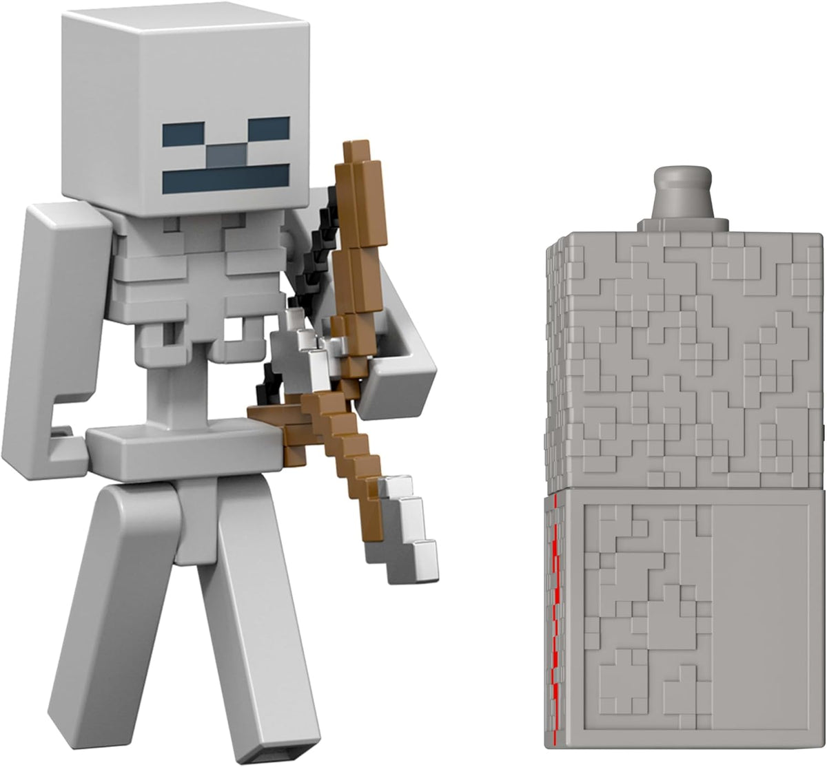 Minecraft Redstone Skeleton 3.25" Core Figure Toy | Buy Online UK ...