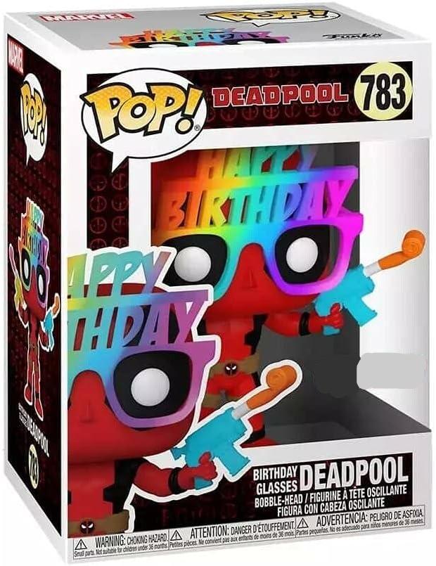 Funko POP Deadpool with Birthday Glasses 30th Anniversary Edition ...