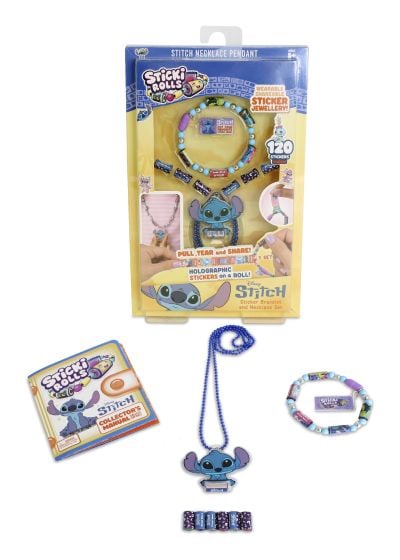 Sticki Rolls Disney Stitch Sticker Jewellery Making Set – Infinity ...