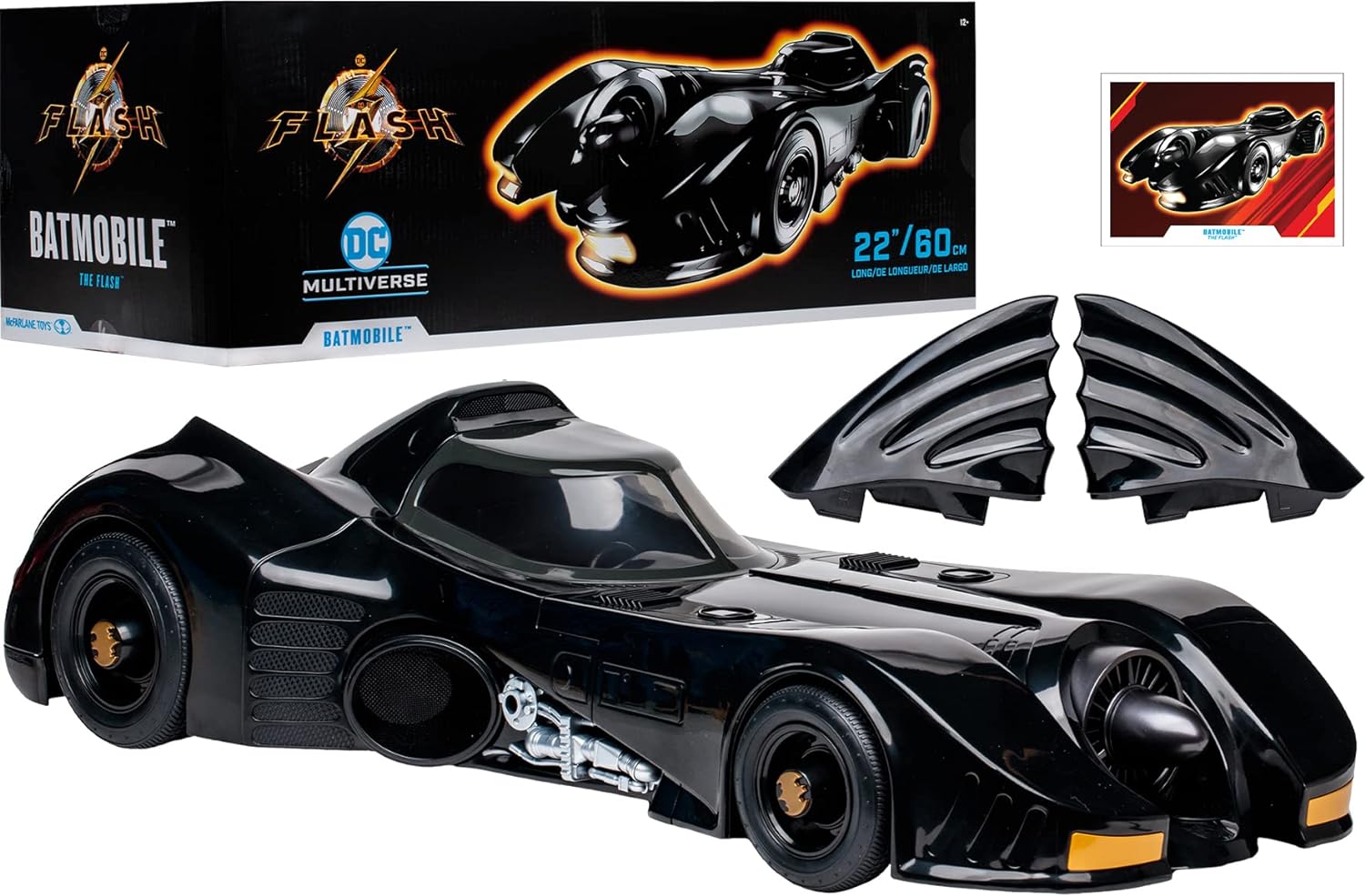 McFarlane DC Multiverse Michael Keaton The Flash Movie Batmobile ...