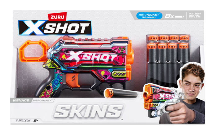 XShot Menace Skins Blaster Toy Foam Darts – Infinity Collectables