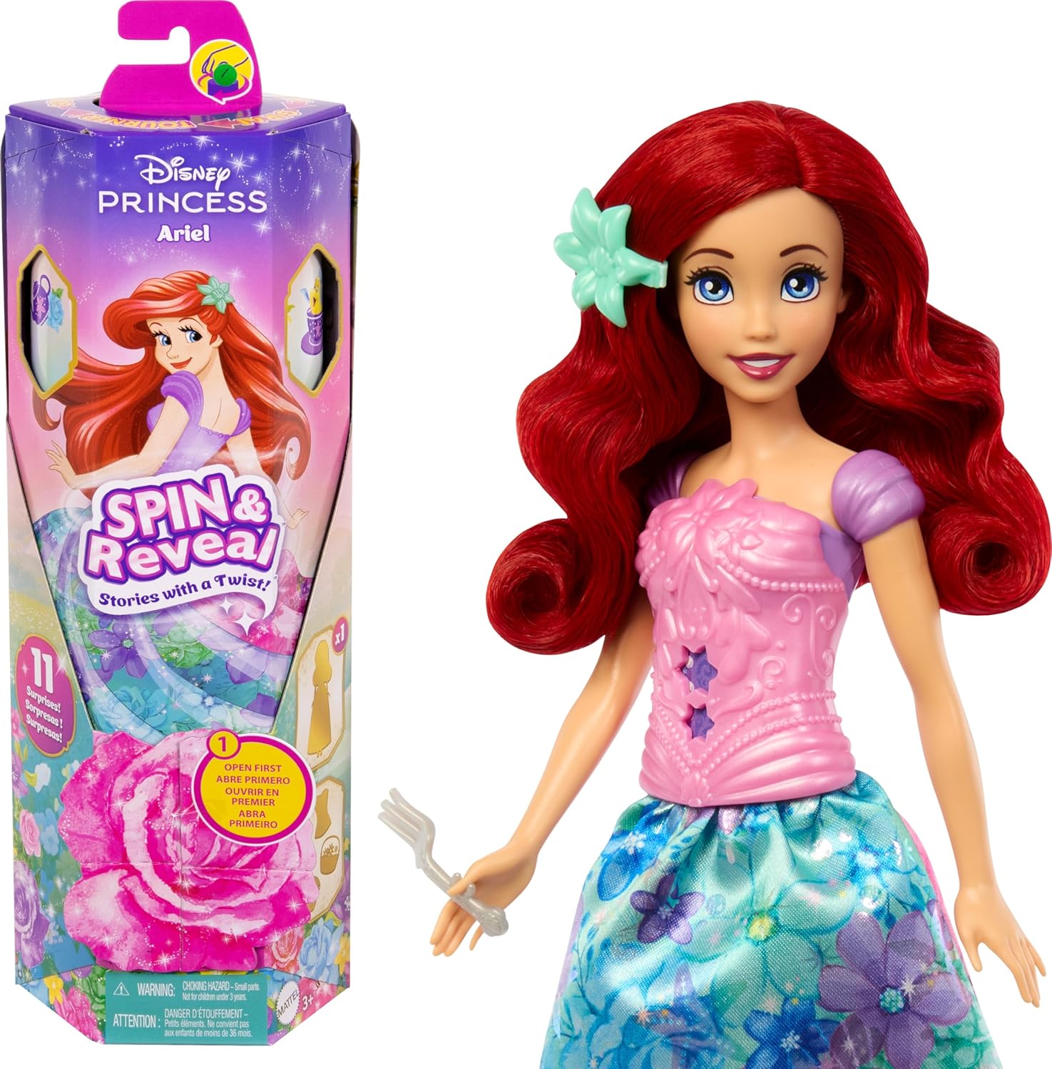 Disney Princess Spin & Reveal Ariel – Infinity Collectables