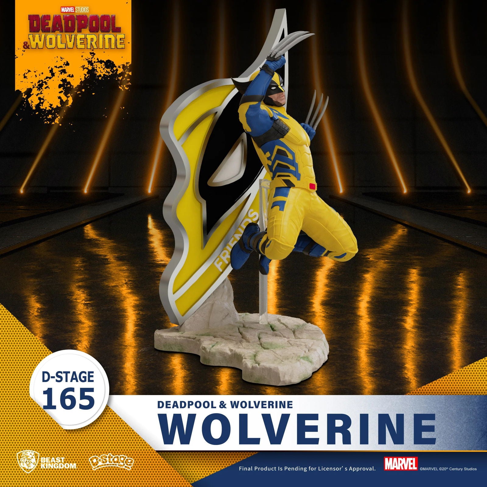 Beast Kingdom Deadpool & Wolverine Wolverine Diorama Figure – Infinity ...