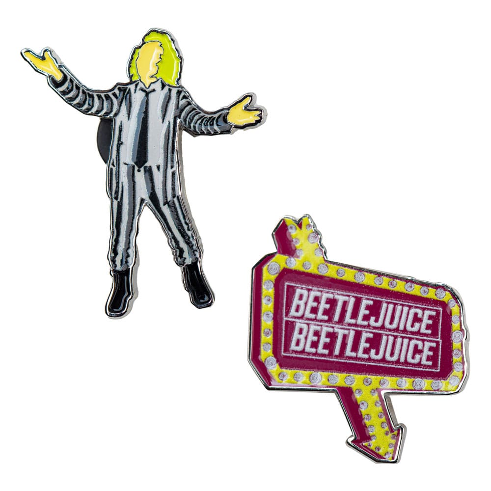Beetlejuice 2 Pack Beetlejuice Pins – Infinity Collectables