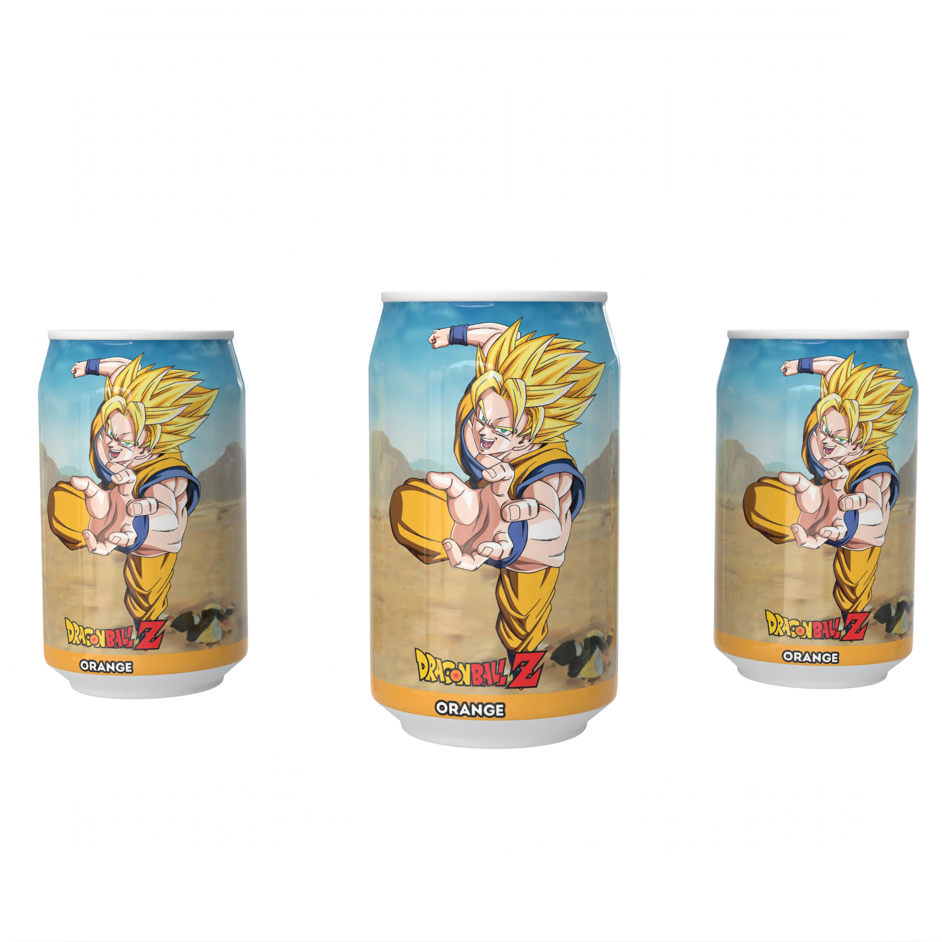 Dragon Ball Z Goku's Orange Blast - Orange Flavour Soda Can 330ml ...