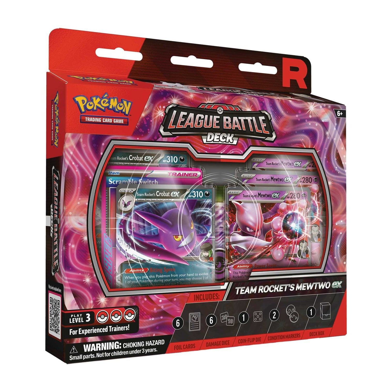 Pokémon Trading Card Game Team Rocket's Mewtwo ex League Battle Decks ...