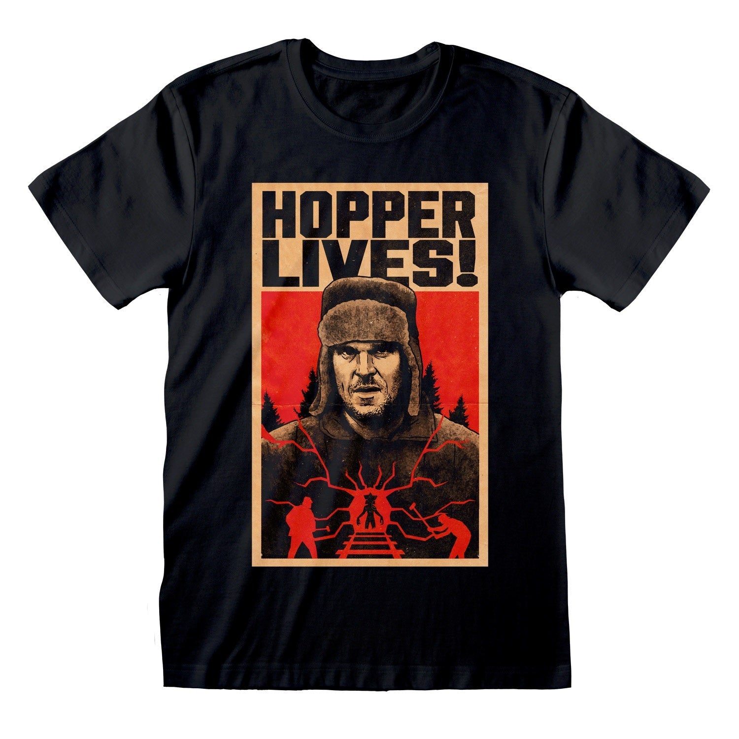 Stranger Things Hopper Lives T-shirt – Infinity Collectables