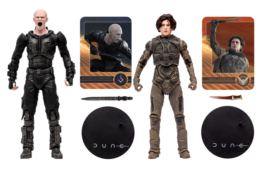 McFarlane Dune Part 2 Paul Atreides & Feyd-Rautha Harkonnen 2-Pack 7 ...