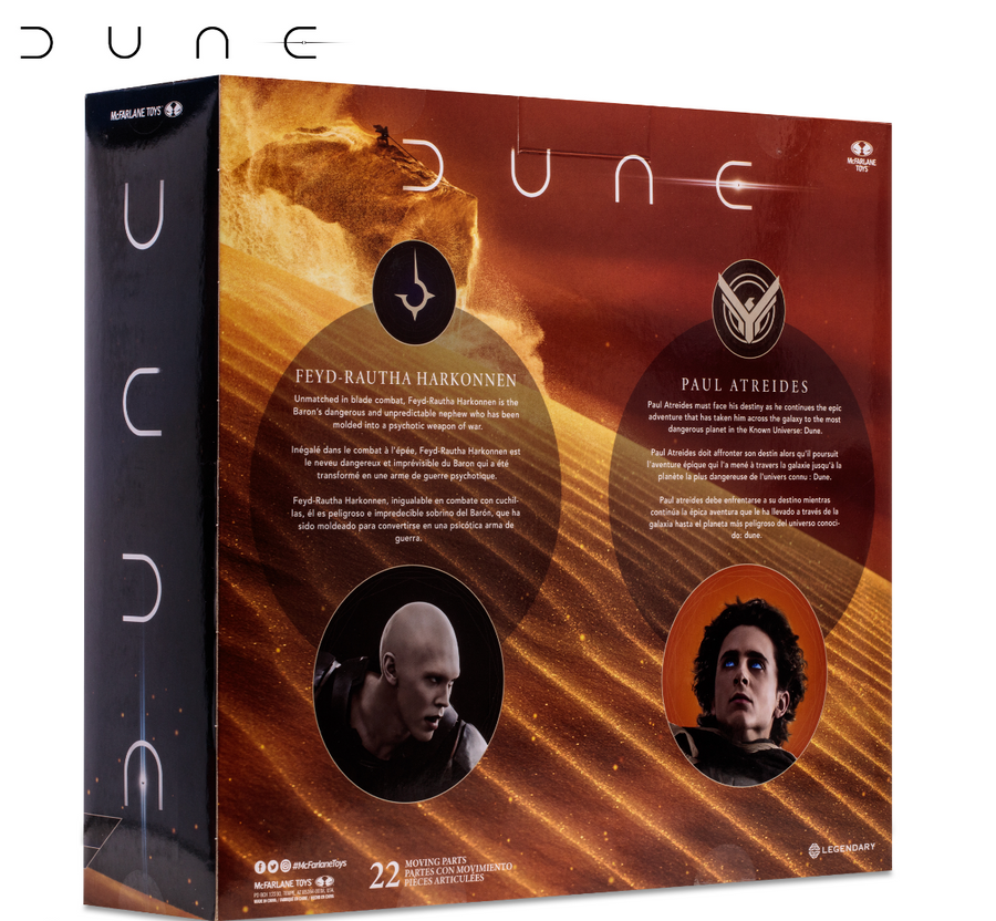 McFarlane Dune Part 2 Paul Atreides & Feyd-Rautha Harkonnen 2-Pack 7 ...