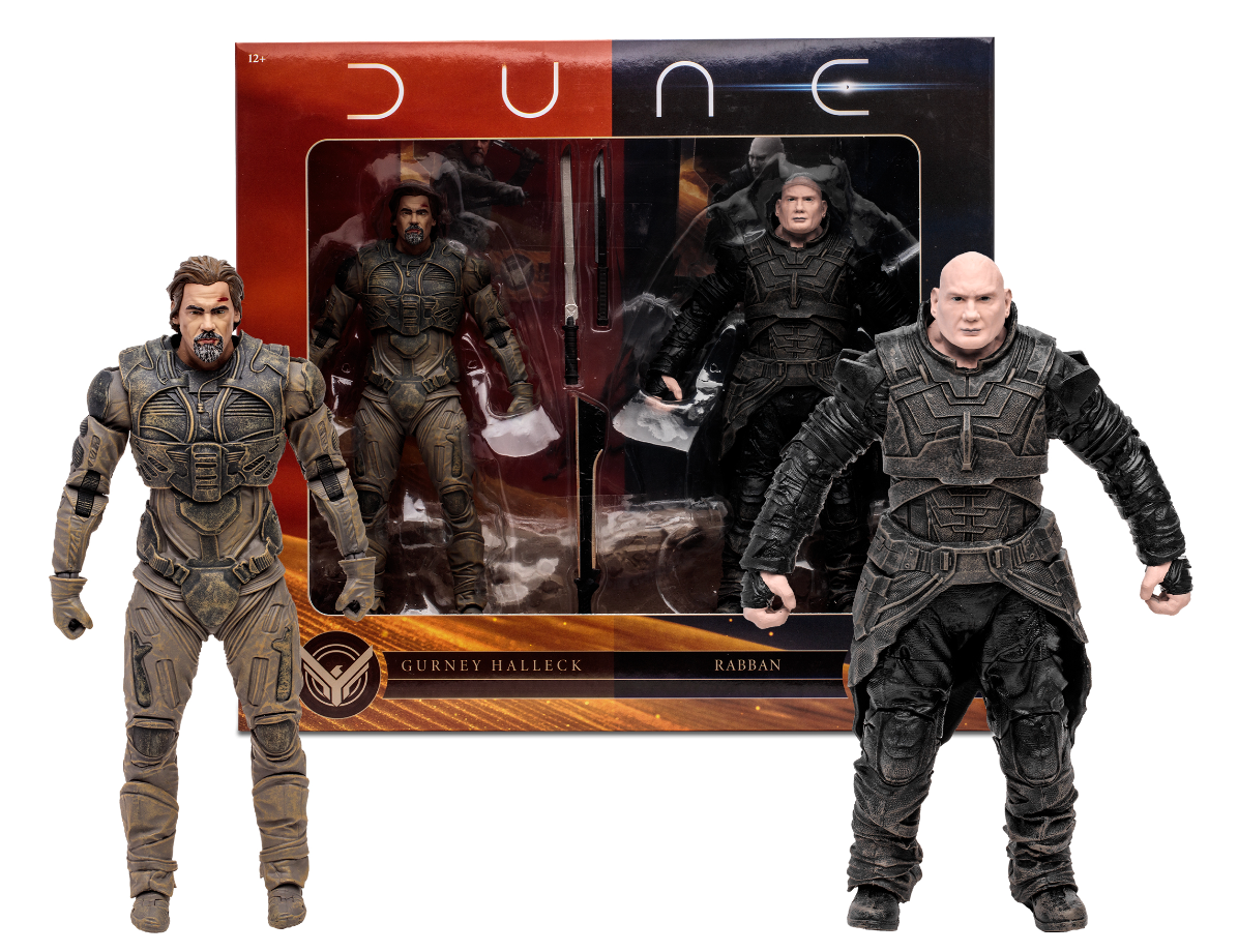 McFarlane Dune Part 2 Gurney Halleck & Rabban 2-Pack 7" Action Figures ...