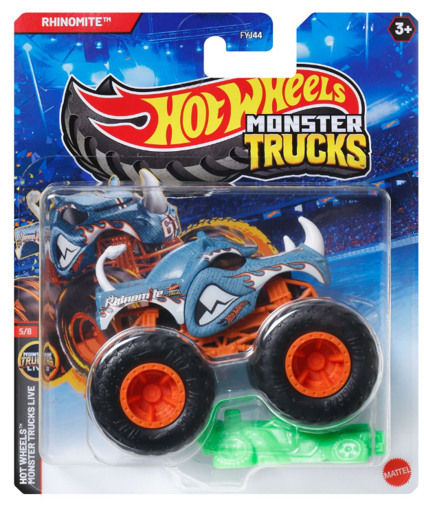 Hot Wheels Monster Trucks 1:64 Rhinomite – Infinity Collectables