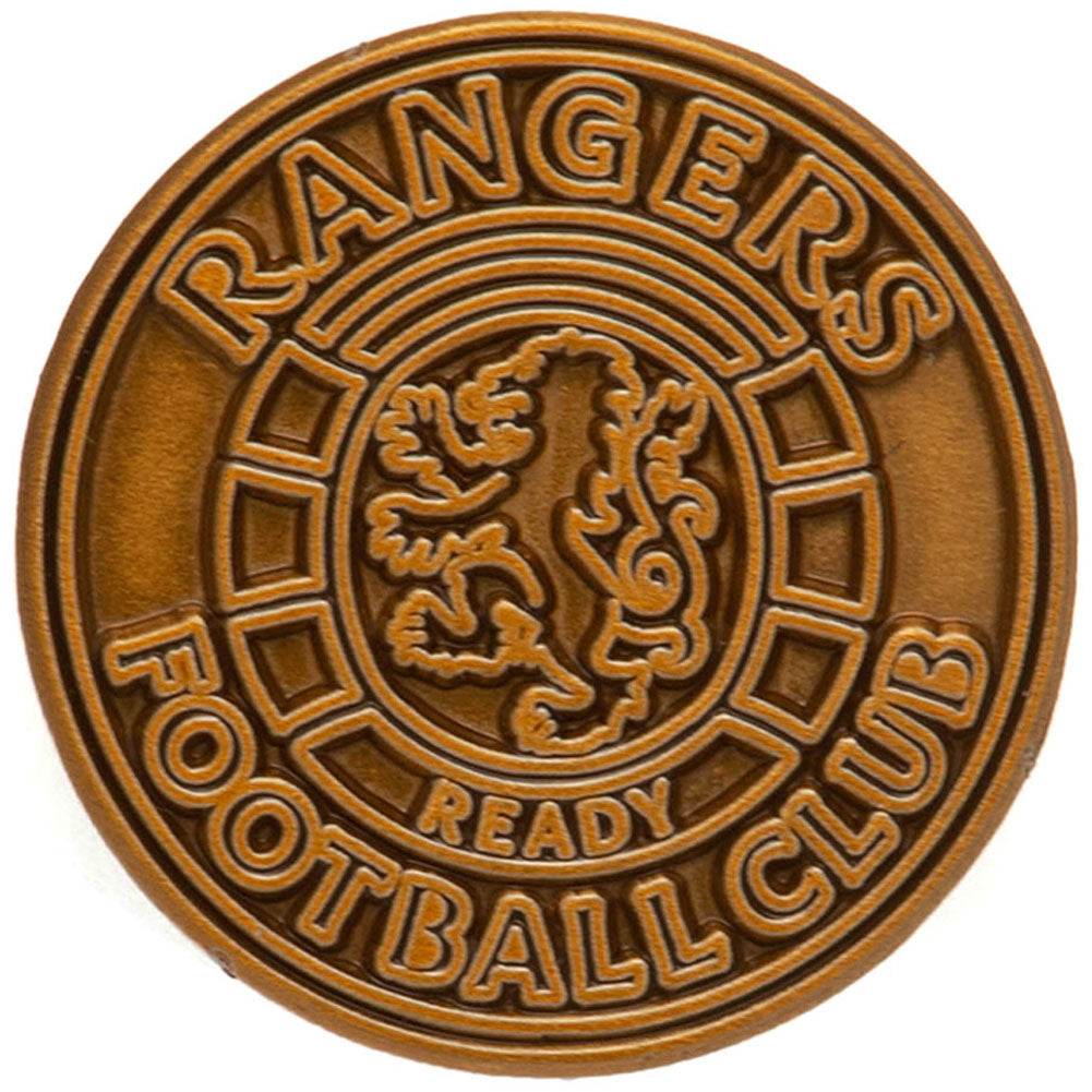 Rangers FC Antique Gold Ready Crest Badge – Infinity Collectables