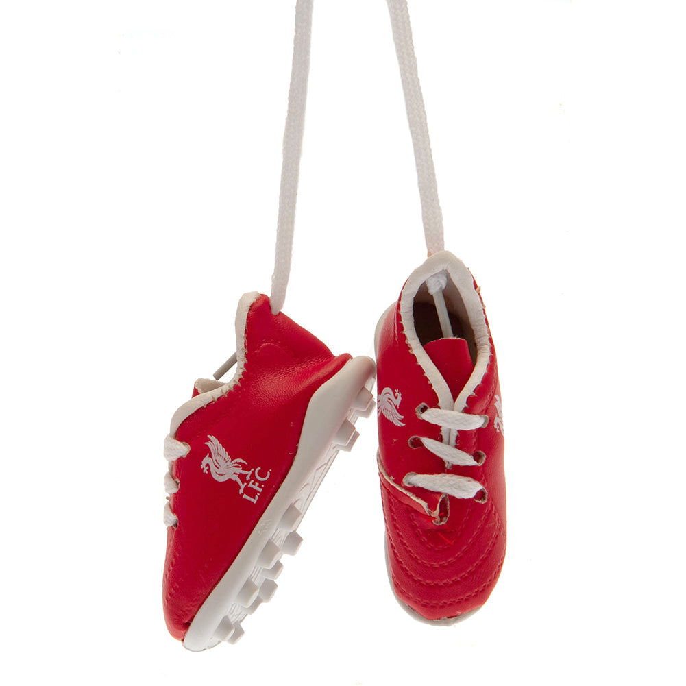 Liverpool FC Red & White Mini Football Boots – Infinity Collectables