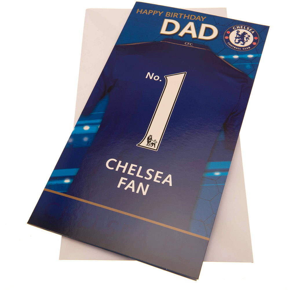 Chelsea FC No. 1 Dad Birthday Card – Infinity Collectables