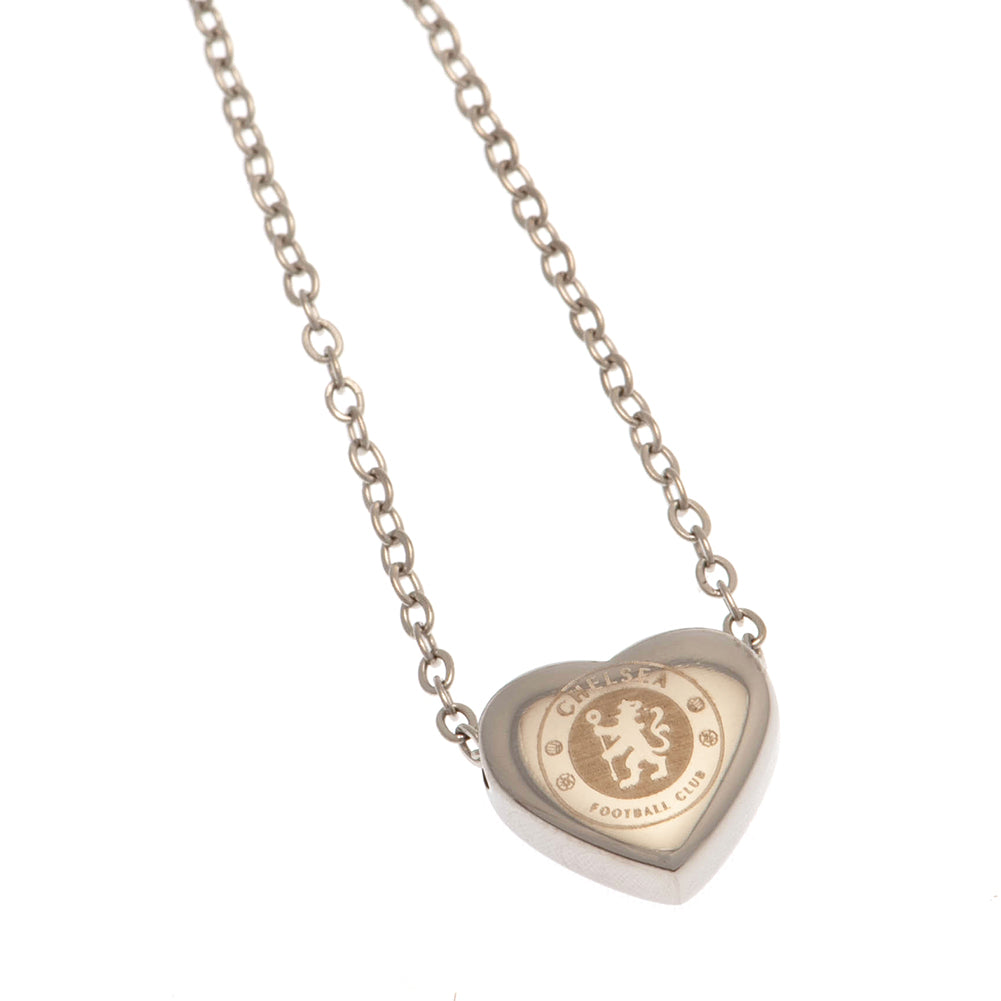 Chelsea FC Stainless Steel Heart Necklace – Infinity Collectables