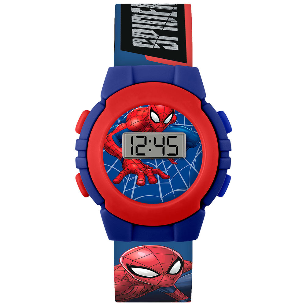 Spider-Man Digital Watch for Kids Superhero Strap Design – Infinity ...
