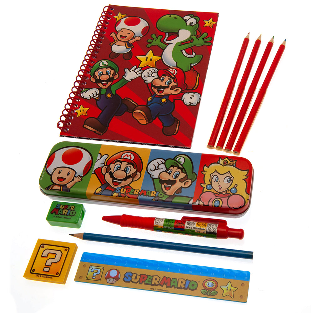 Super Mario Bumper Stationery Set – Infinity Collectables