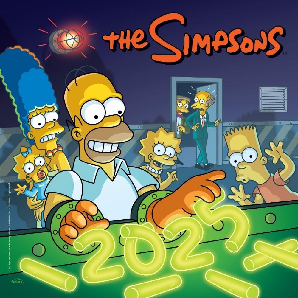 The Simpsons Square 2025 Calendar – Infinity Collectables