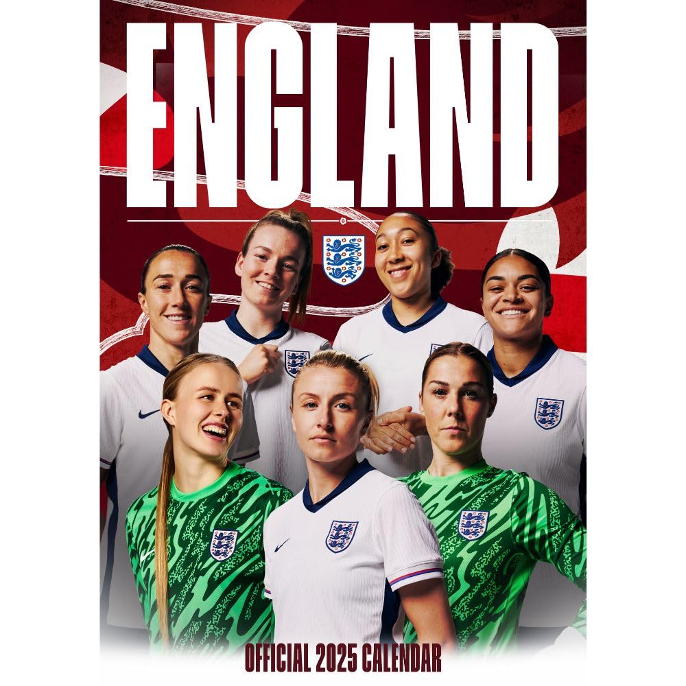 England Lionesses A3 2025 Calendar – Infinity Collectables