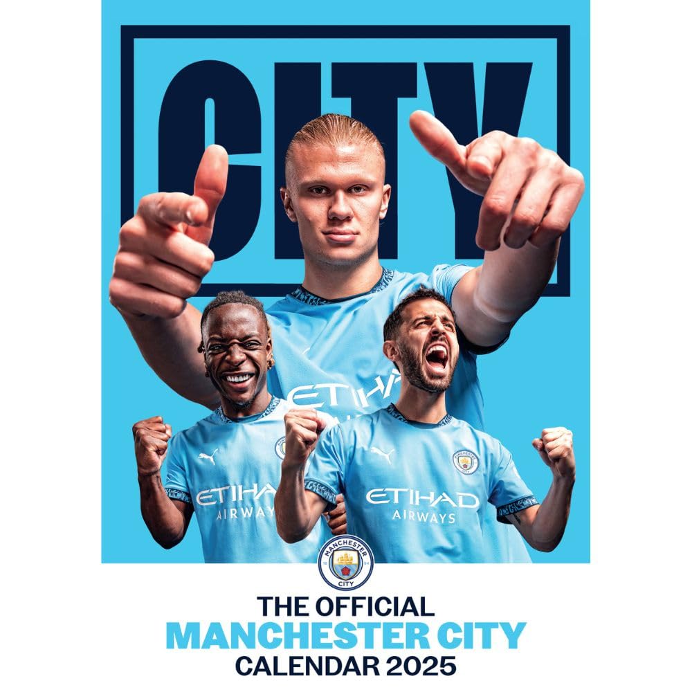 Manchester City FC A3 2025 Calendar – Infinity Collectables