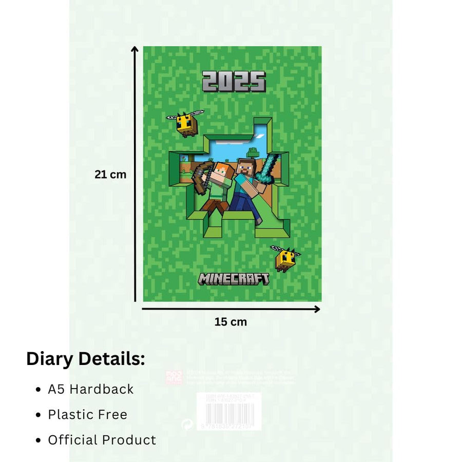 Minecraft A5 2025 Diary – Infinity Collectables