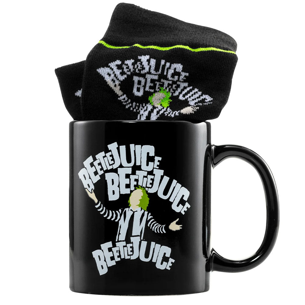 Beetlejuice Mug & Sock Set – Infinity Collectables