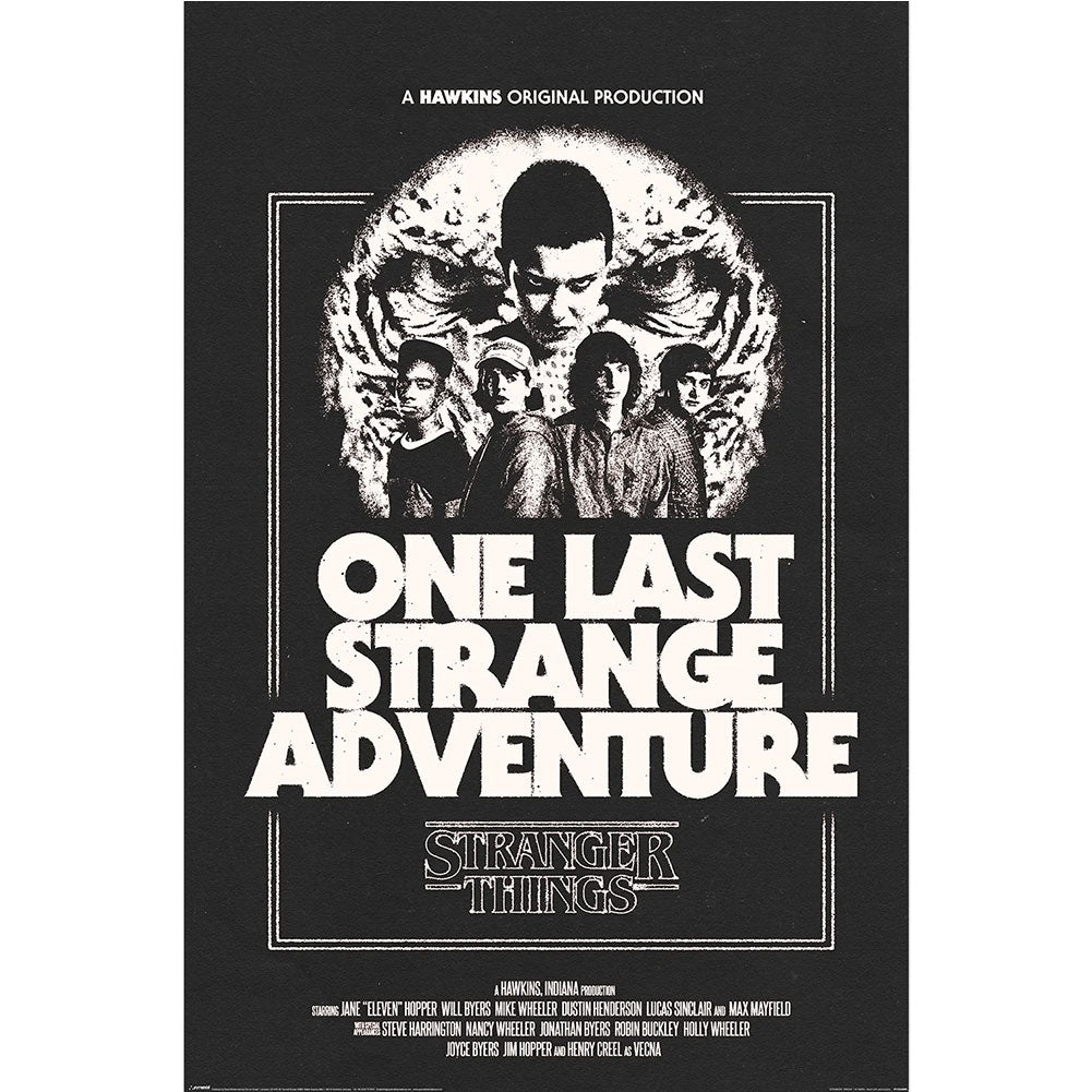 Stranger Things 5 One Last Adventure Poster – Infinity Collectables
