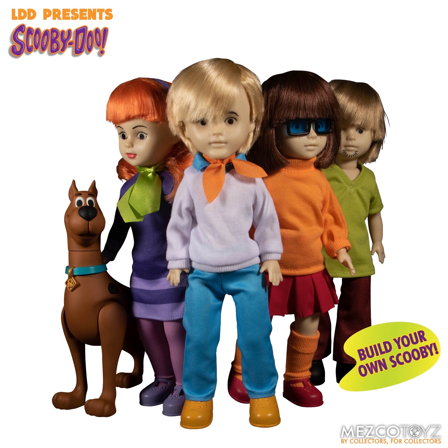 Living Dead Dolls Presents Scooby-Doo Build A Figure Set 1: Velma And ...
