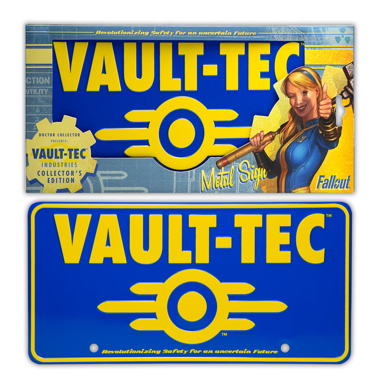 Official Fallout Vaul-Tec Metal Sign – Infinity Collectables