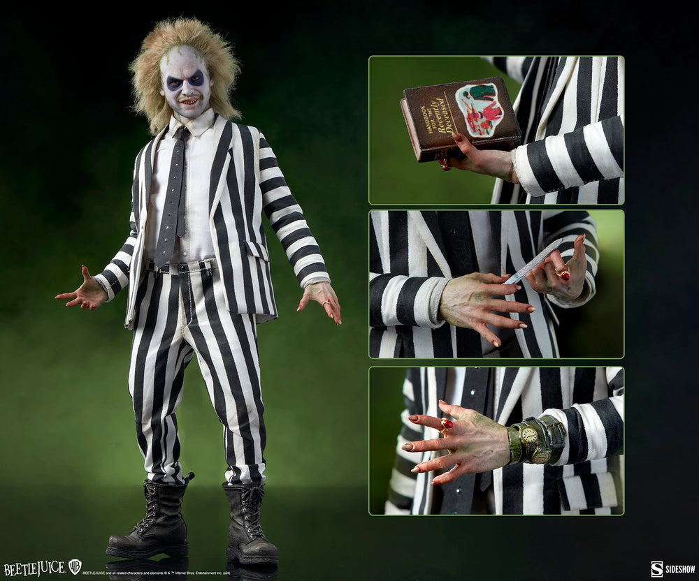 Sideshow Beetlejuice (1988) Beetlejuice 1/6 Scale Figure – Infinity ...