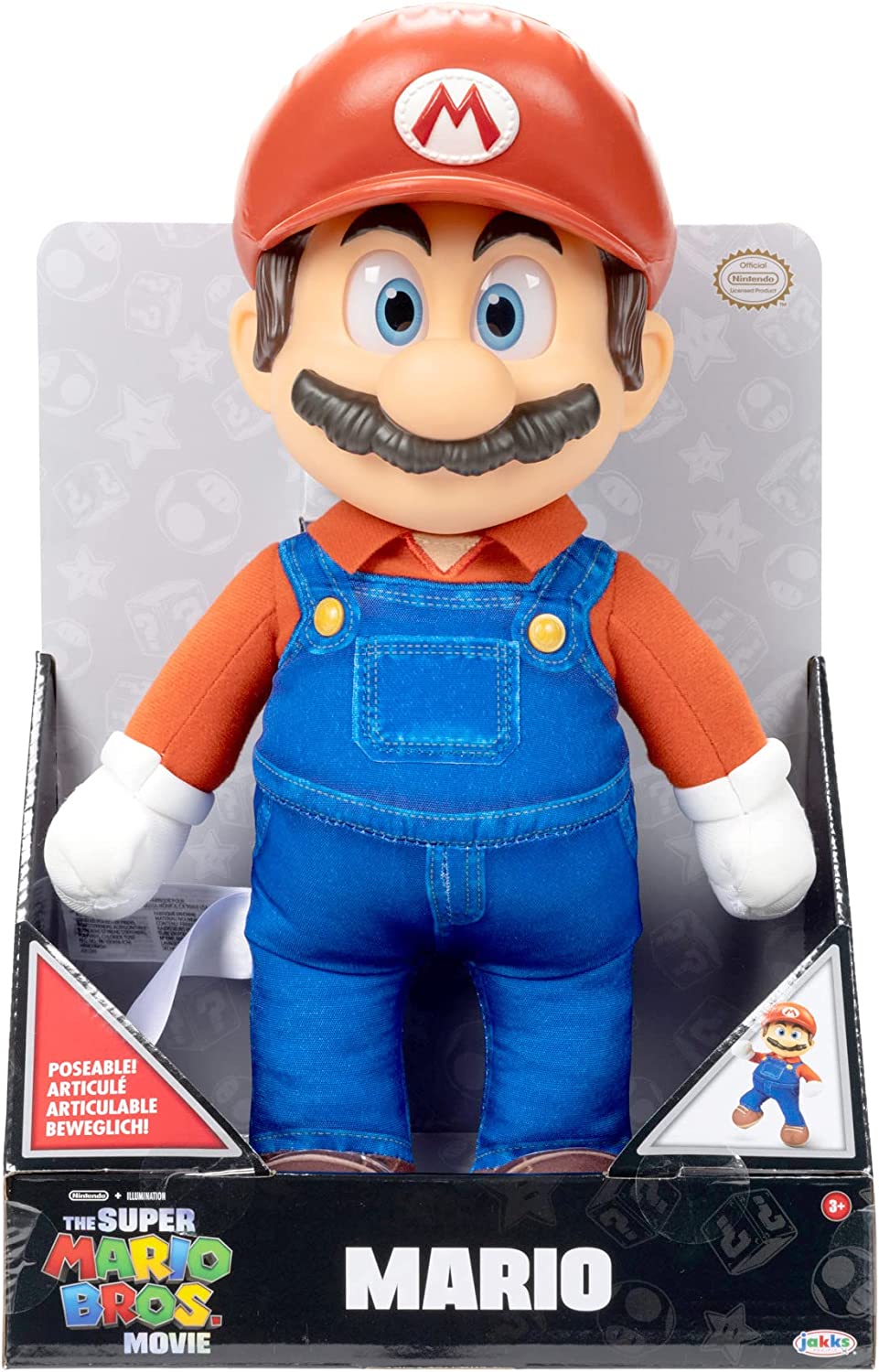 Super Mario Bros Mario Plush – Infinity Collectables