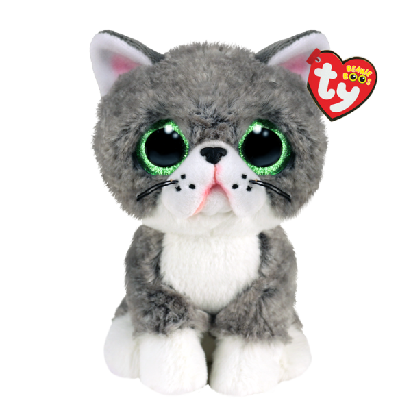 Ty Beanie Boos 6" Fergus Gray Cat Plush – Infinity Collectables
