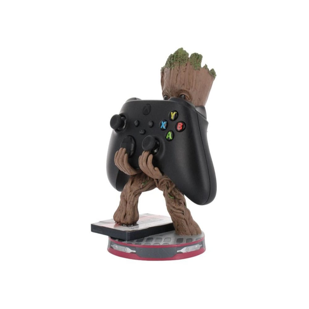 Marvel Smiling Groot Charging Stand-22cm Cable Guys Collectibles Holder ...