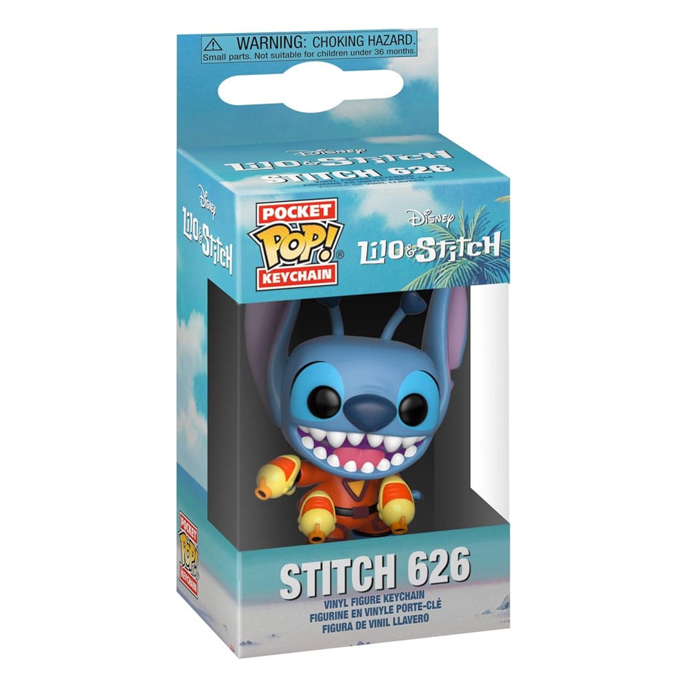 Lilo & Stitch Funko POP Keychains 12-Pack Stitch with Blaster 4cm ...