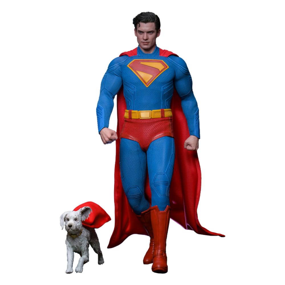 Hot Toys Superman (2025) Superman & Krypto 1/6th Scale Figure Set ...