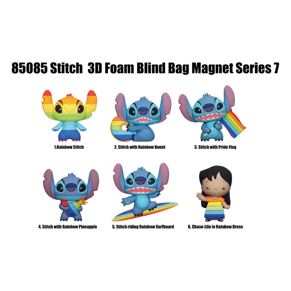Lilo and Stitch Stitch Magnets Blind Pack Series 7 Display 12 Pack ...
