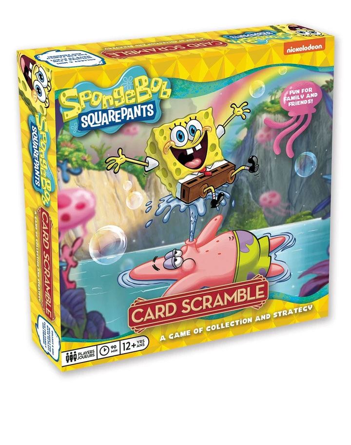 SpongeBob SquarePants Card Scramble Board Game English Version ...