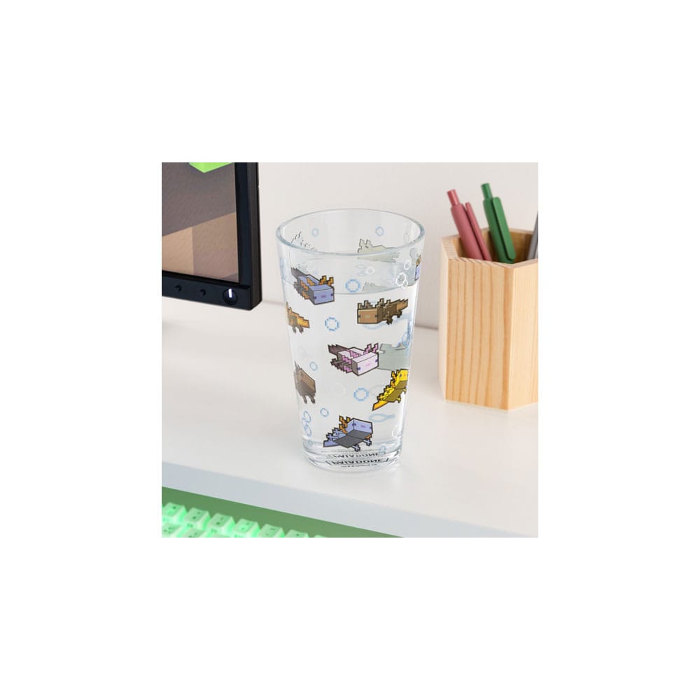 Minecraft Axolotl Pint Glass – Infinity Collectables
