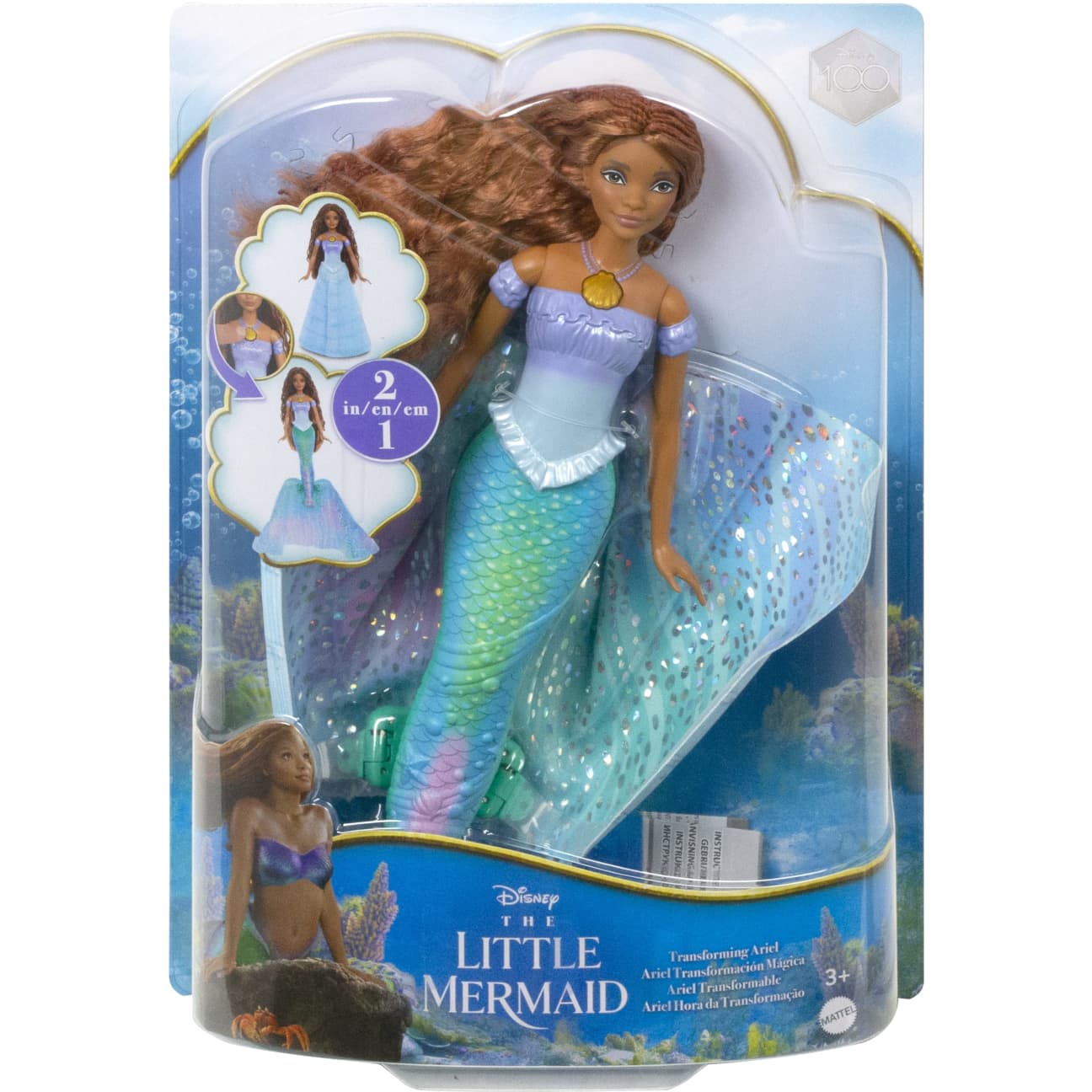Disney The Little Mermaid Transforming Ariel Doll – Infinity Collectables