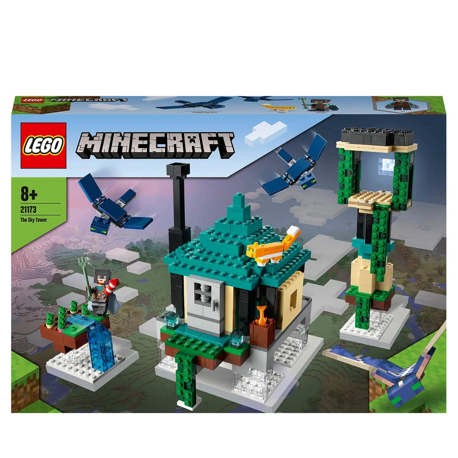 LEGO Minecraft 21173 The Sky Tower Building Set – Infinity Collectables