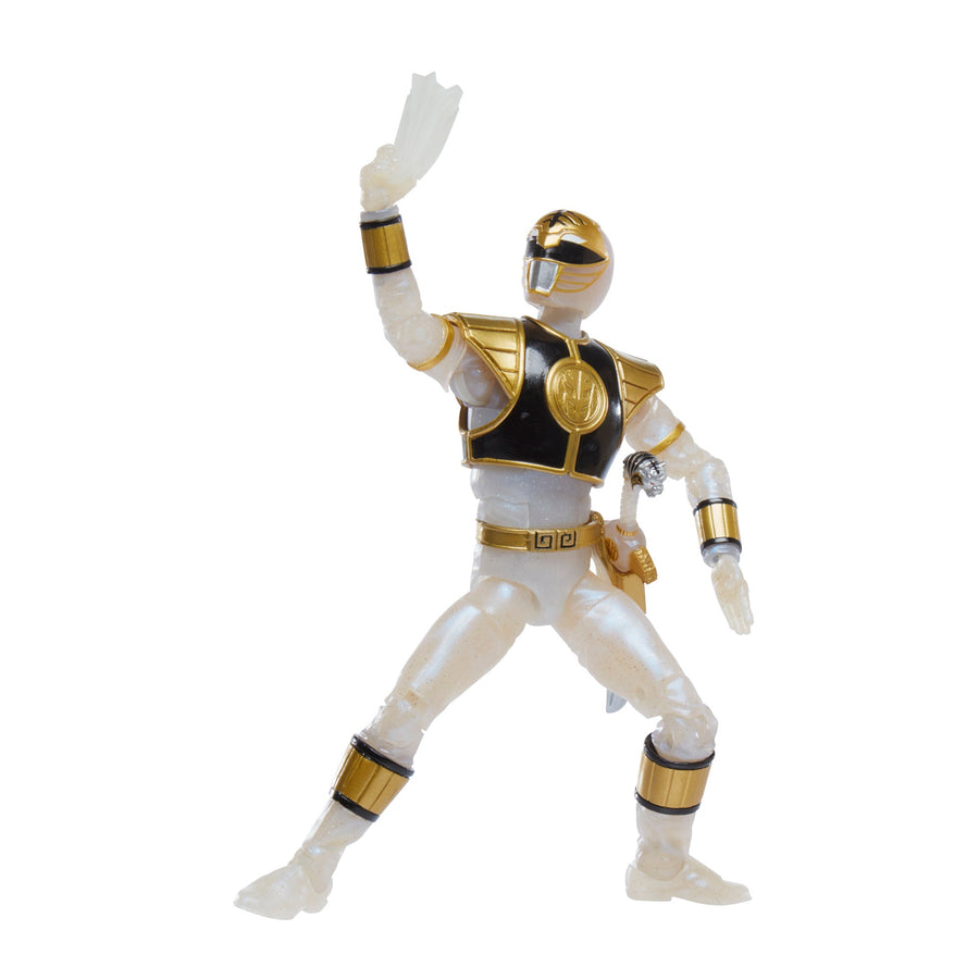 Power Rangers Lightning Collection Mighty Morphin Metallic White Ranger ...