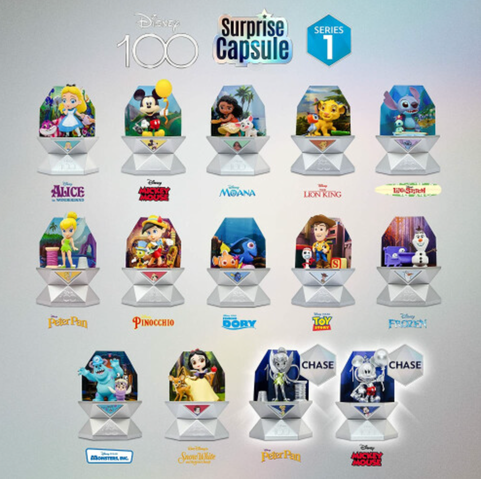 Disney 100 Surprise Capsules – Infinity Collectables