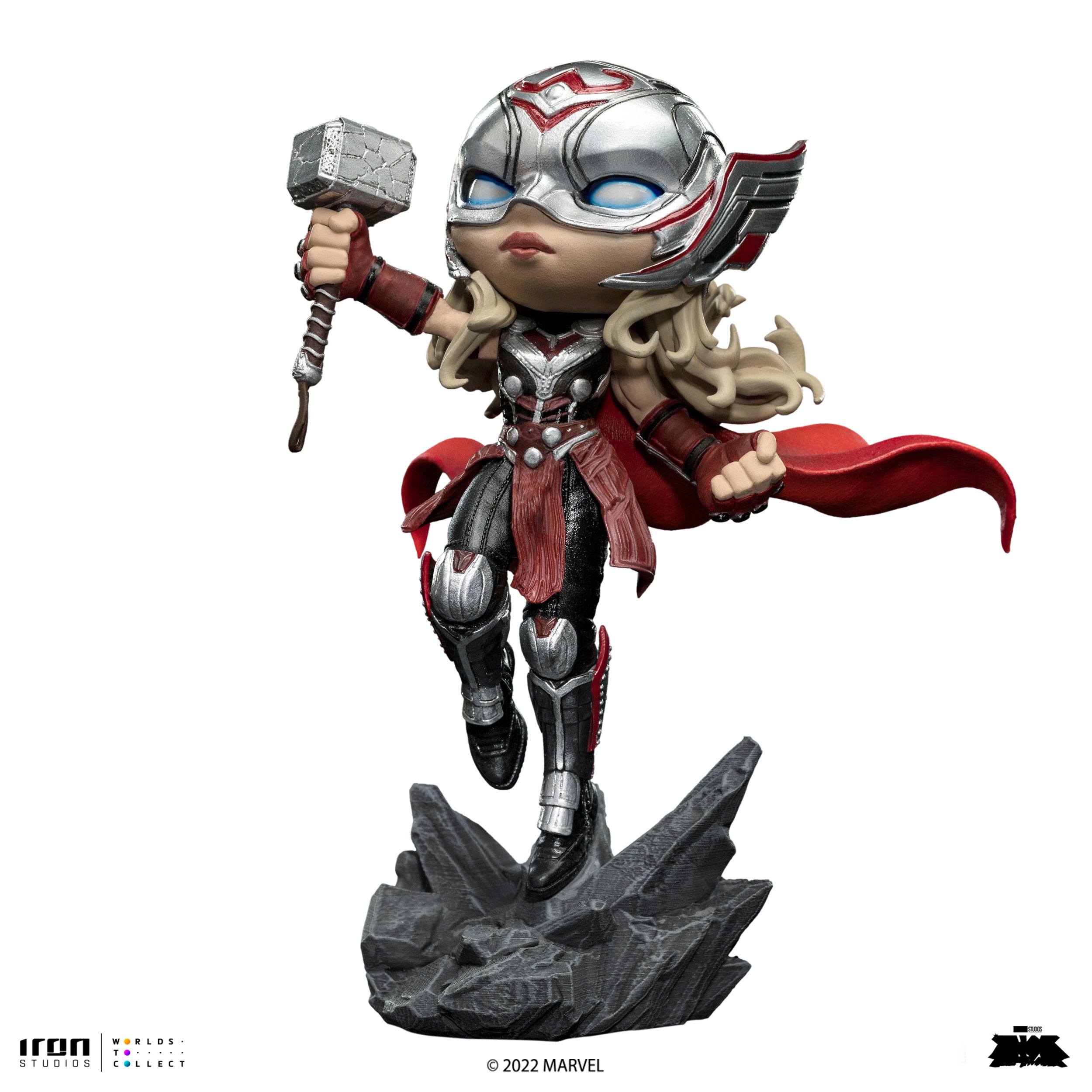 Iron Studios Mini Co Marvel Thor: Love and Thunder Mighty Thor Jane Fo ...